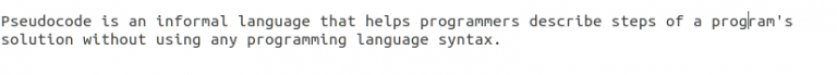 7 What Is Pseudocode How Is It Useful In Developing Logic For The Solution Of A Problem